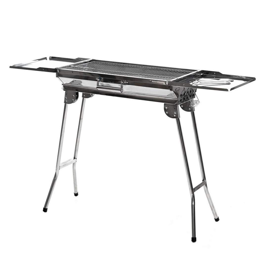 Bærbar kullgrill - Sammenleggbar - Rustfritt stål | eStore