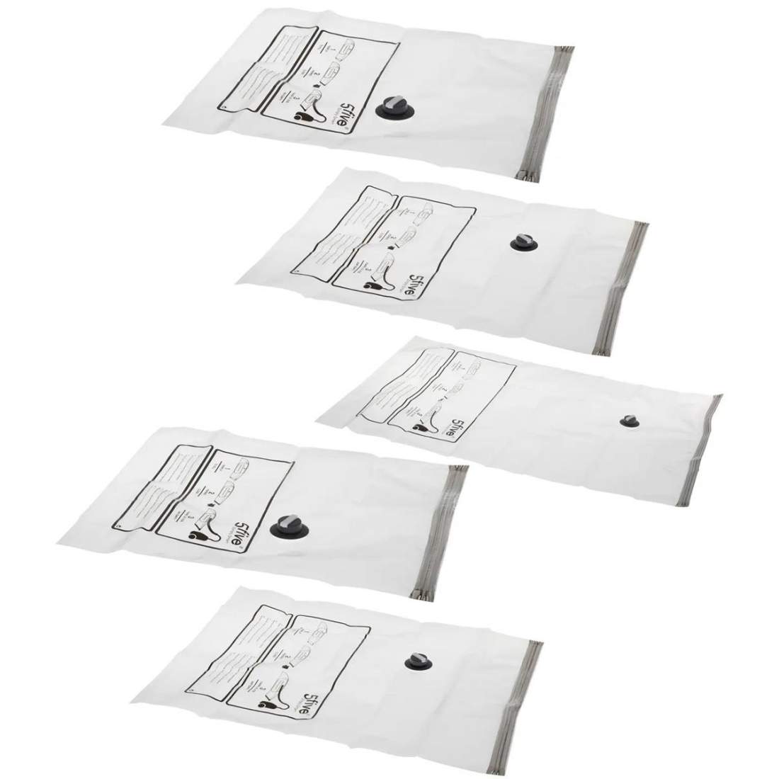 Vakuumposer til klær 5 stk | eStore