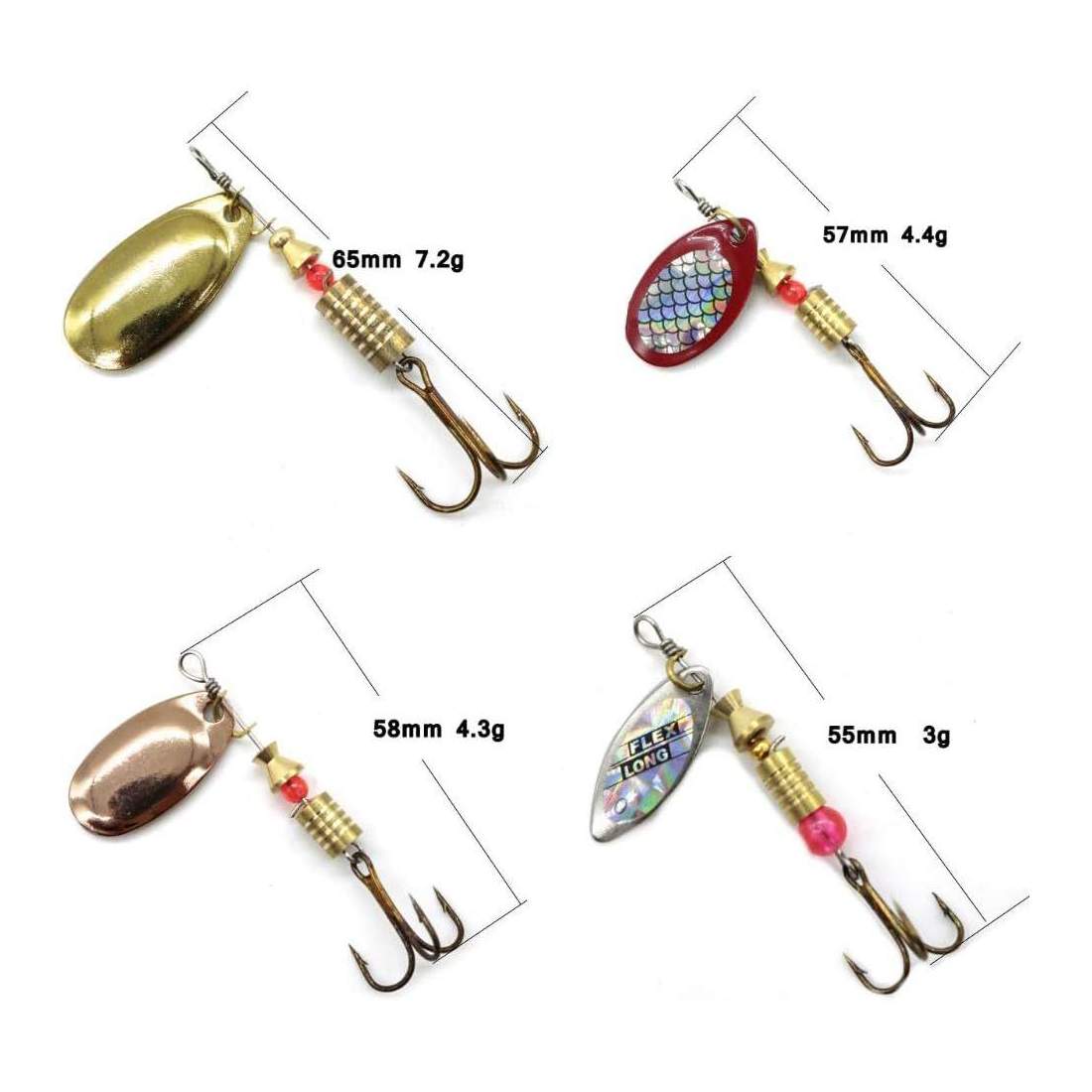 Boks med 10 wobblere - forskjellige design | eStore