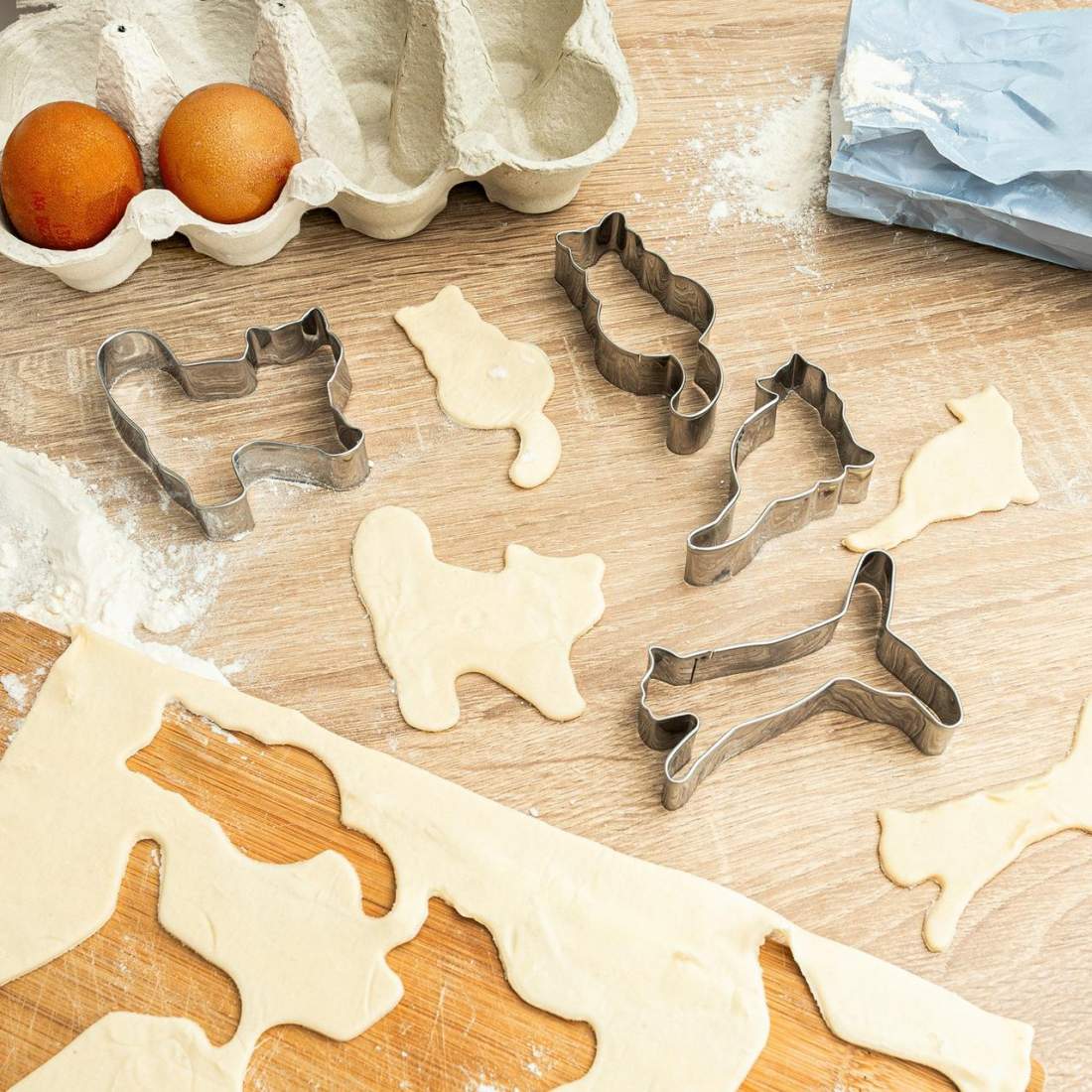 Katteformede kakeformer, 4-pakning | eStore