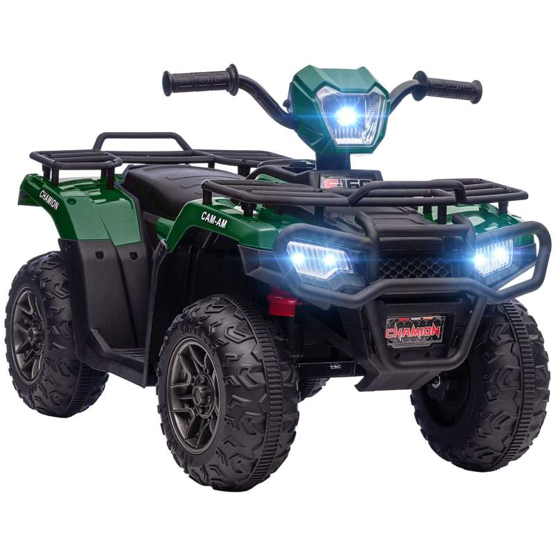 Elektrisk Quad Bike Barn LED Music 3+ Sort/Grønn | eStore