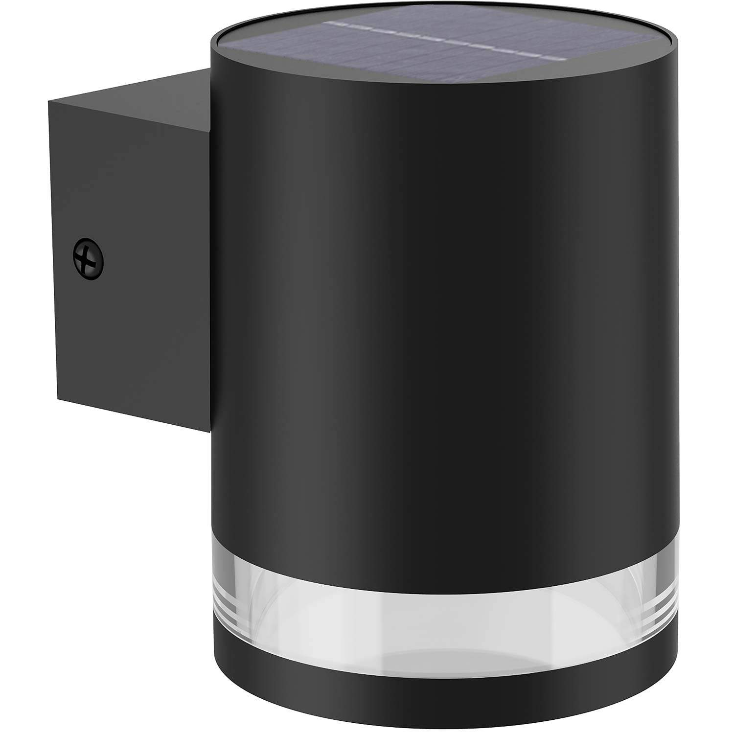 Fyce Vegglampe Rett Solcelle Ultra Effektiv LED 200lm Sort | eStore