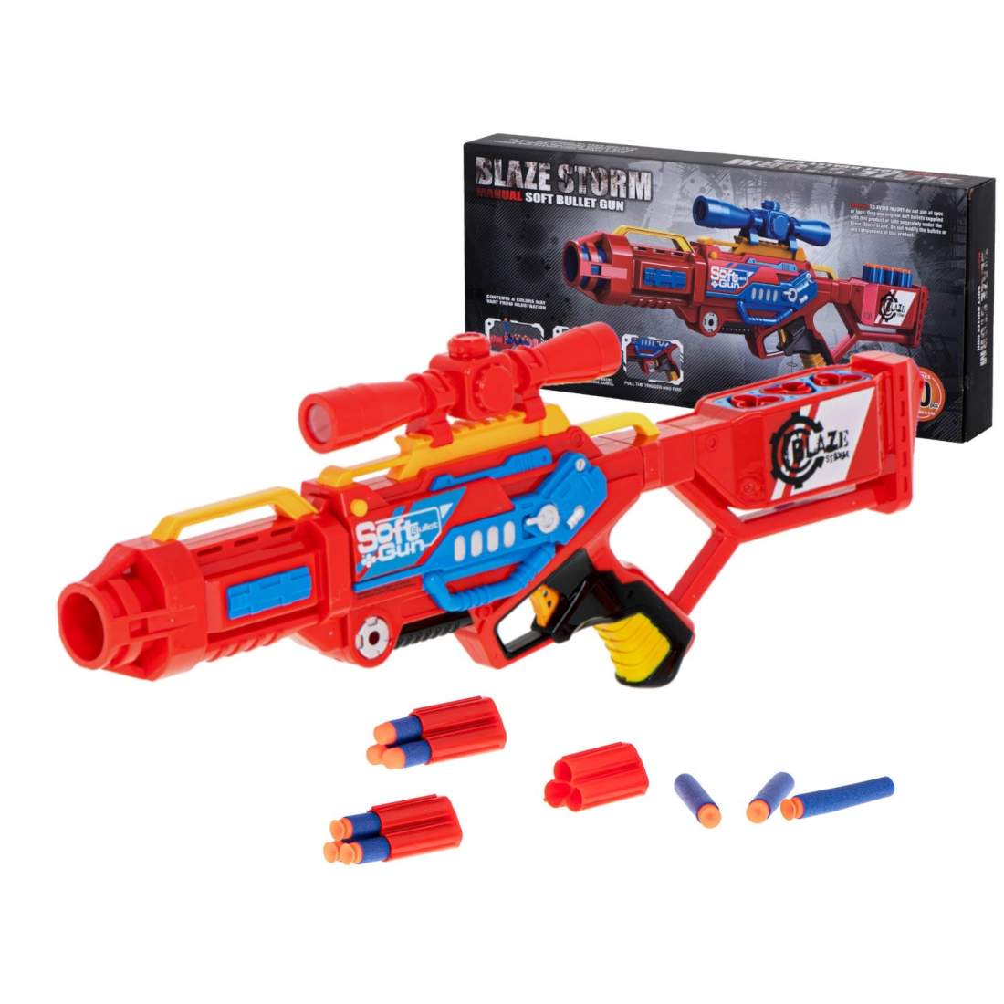 Red Machine Gun - Skyter 3 piler samtidig | eStore