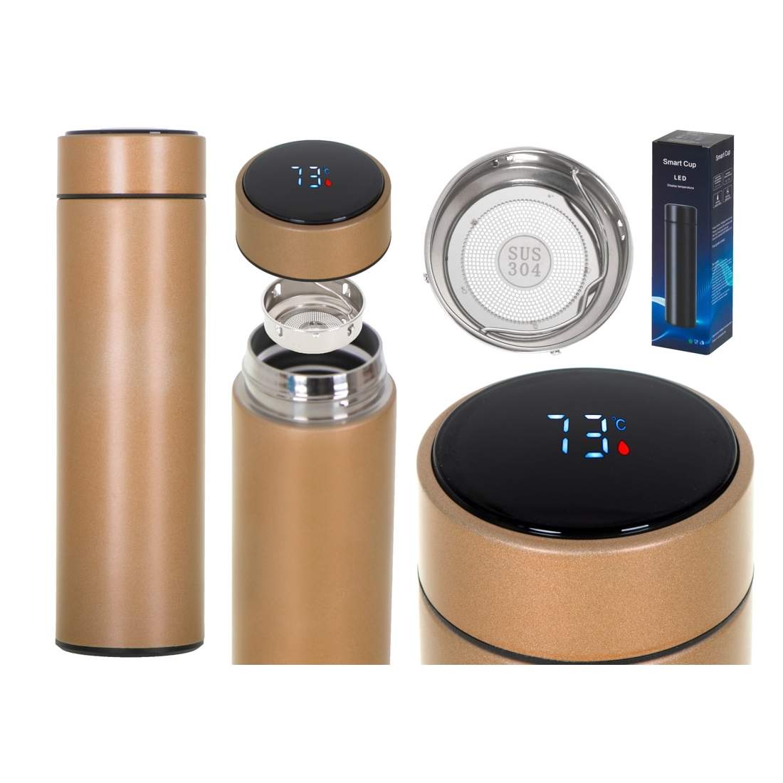 Gull termokrus 500ml LED temp & separator | eStore