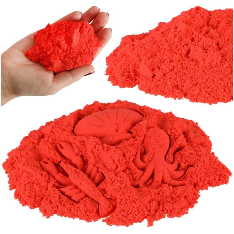 Kinetic Sand Red 1kg - Kreativ lekeveske | eStore