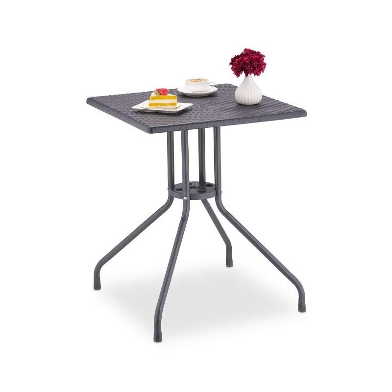 Hagebord i grått rottinglook | eStore