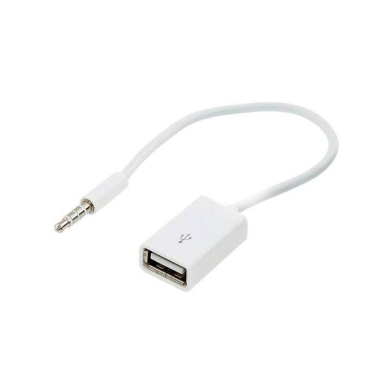 3.5mm Aux Hann til USB Hunn Adapterkabel | eStore
