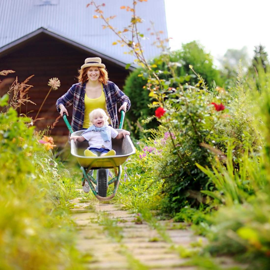 pPunkfrie dekk forbedrer ytelsen til håndbilen og hagevognen med so...