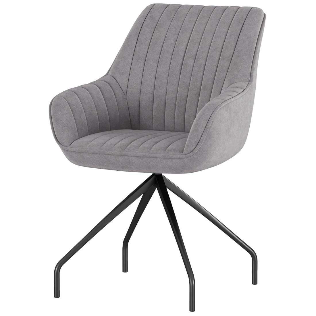 Lenestol Swivel Lounge Stol med armlener Velvet Look Swivel Stol me...