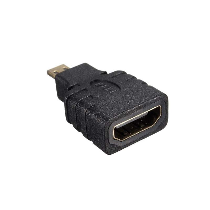 Gullbelagt Micro-HDMI til HDMI Adapter | eStore