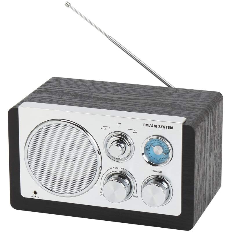 AM/FM analog radio Svart | eStore