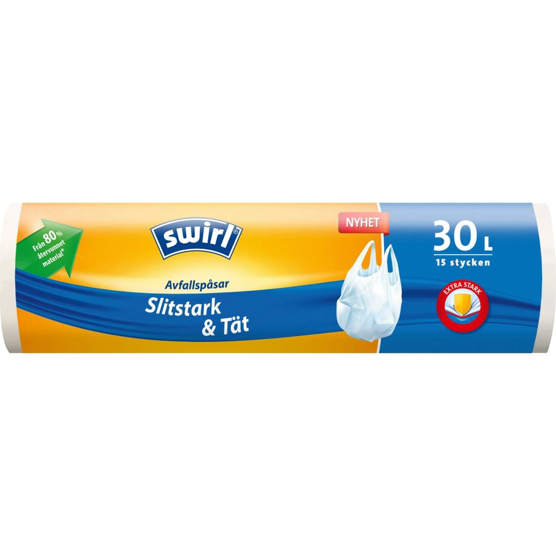 Avfallsposer med håndtak 30L 16 stk DFP | eStore