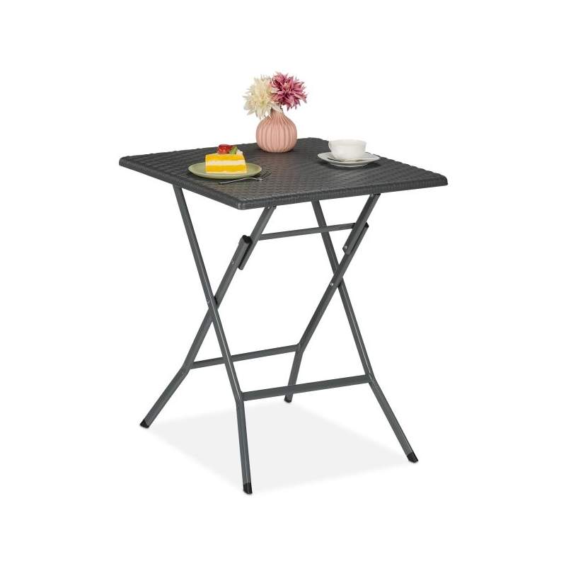 Hagebord i grått rottinglook | eStore