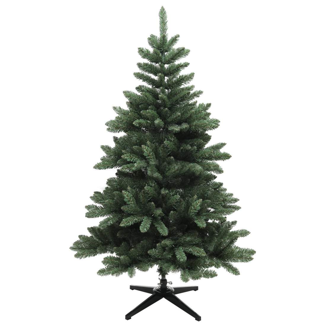 Kunstig juletre, 150 cm juletre med 565 tips, sammenleggbar stålbun...
