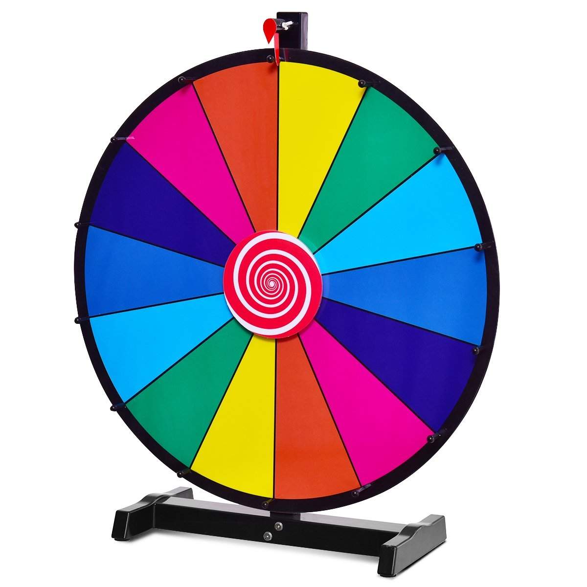 24" Wheel of Fortune Toy Color Wheel Games for Lottery Games Ordspi...