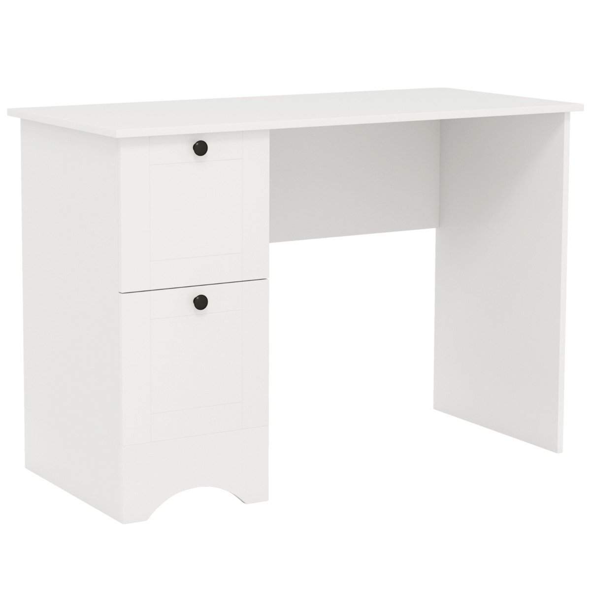 Databord med 2 skuffer, skrivebord, robust spillebord, sminkebord,