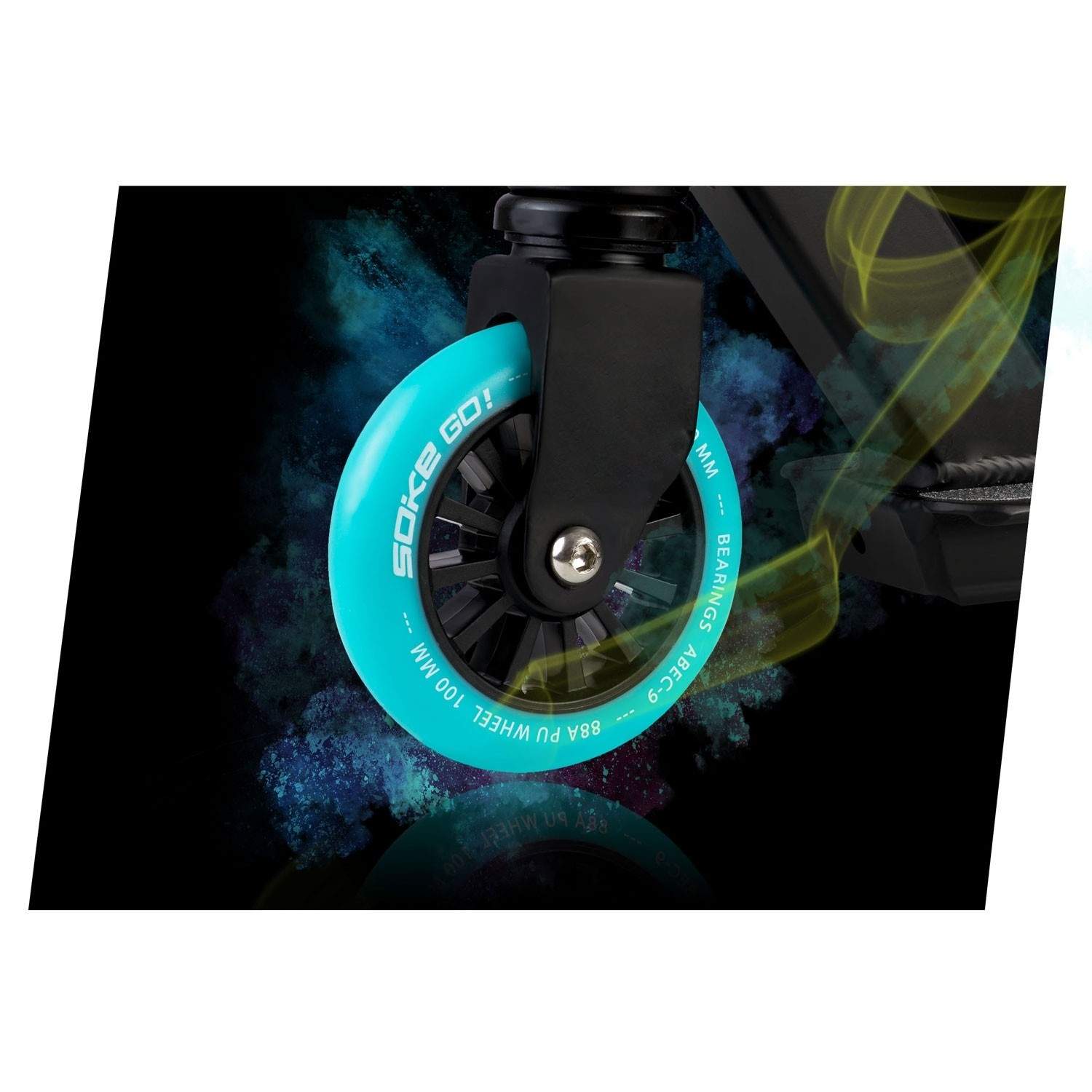 SOKE GO! Stuntscooter gul blå | eStore