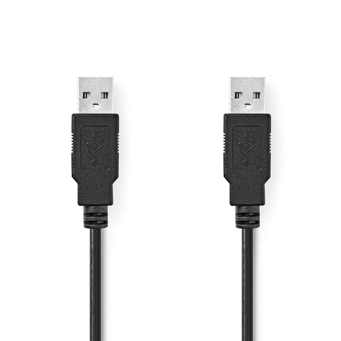 USB-kabel | USB 2.0 | USB-A Han | USB-A Han | 480 Mbps | Nikkel bel...