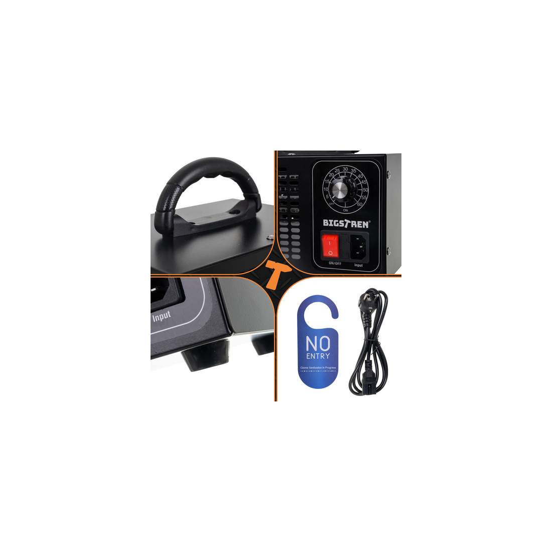 Ozongenerator luftrenser, 150W, 60-minutters timer | eStore