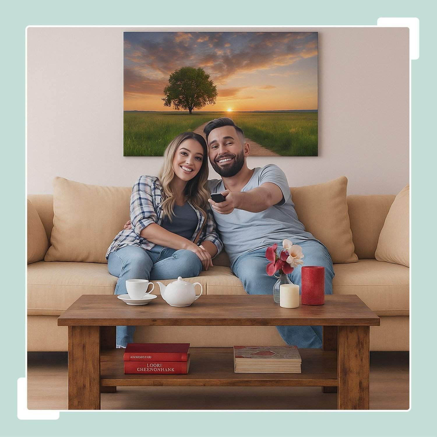 Moderne salongbord med hylle – enkel rengjøring, 100 kg støtte | eS...