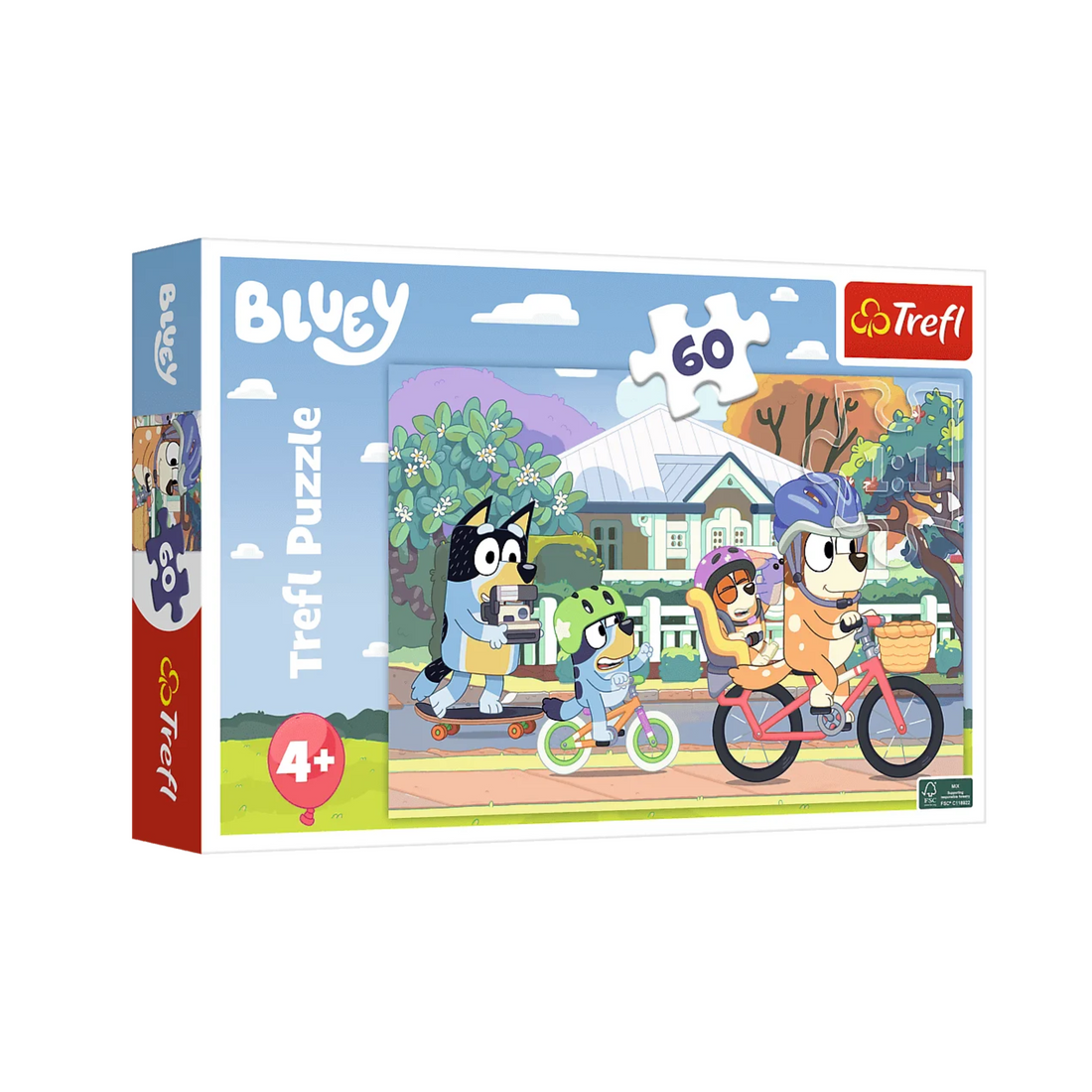 Puslespill – 60 brikker – Blått tema | eStore