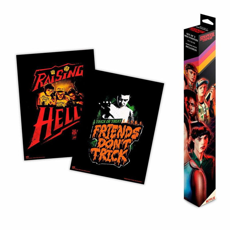 Stranger Things-sett med 2 miniplakater | eStore