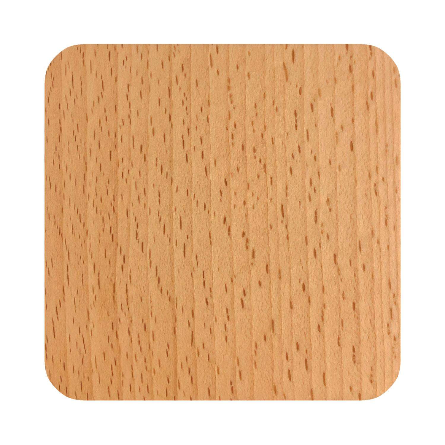 Glassbrikke, Lys Tre - Firkantet - Nr. 1 | eStore