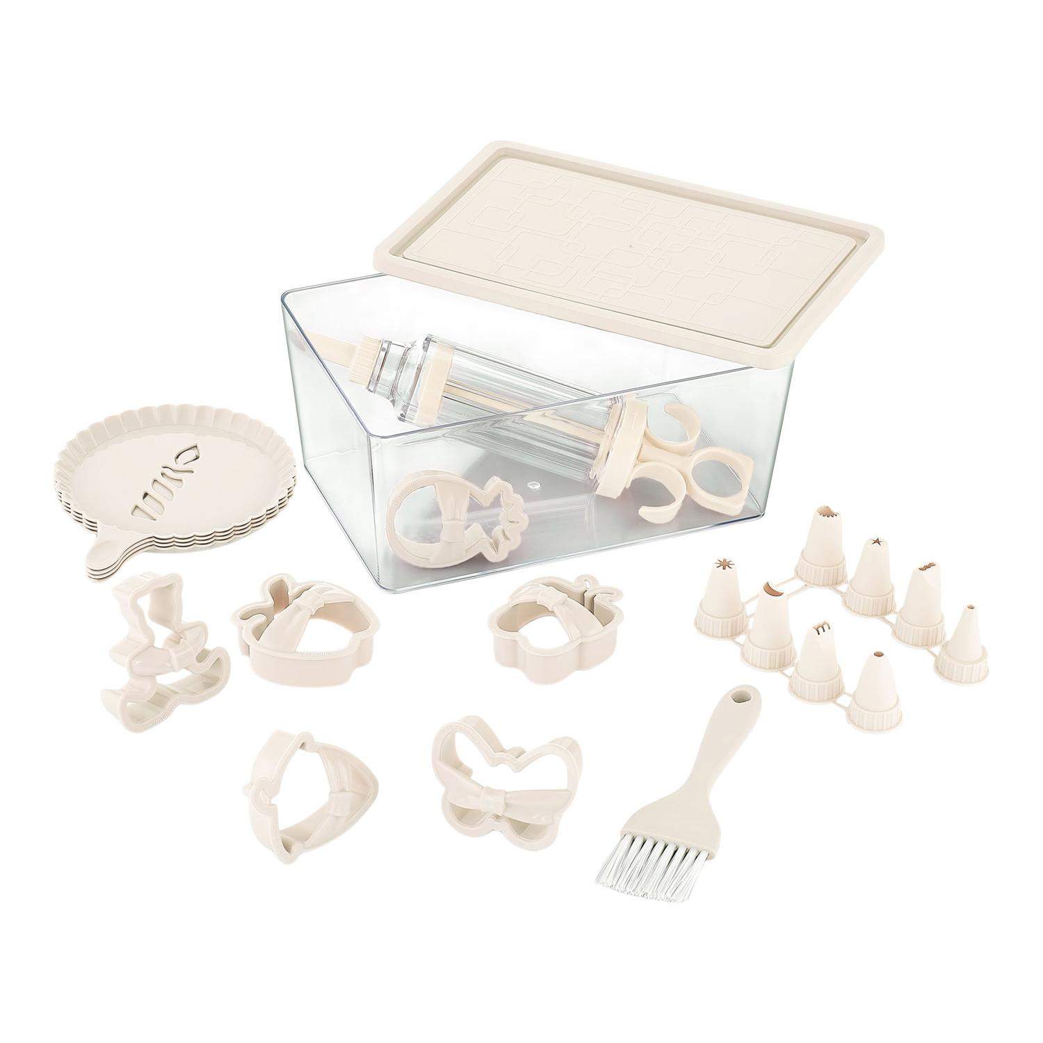 20x Bakeutstyr med Oppbevaringsboks | eStore