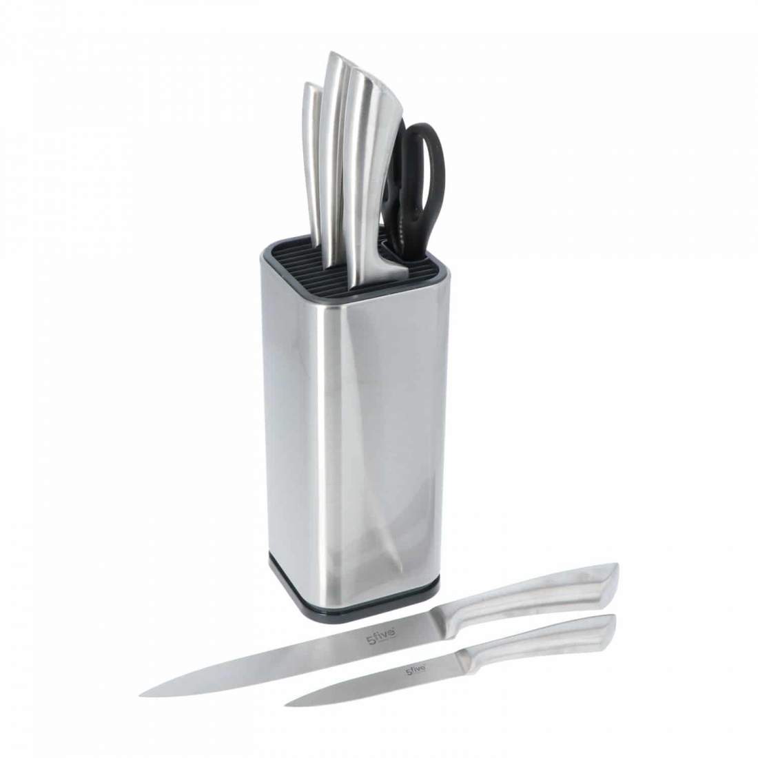 Knivsett med saks og knivstativ | eStore