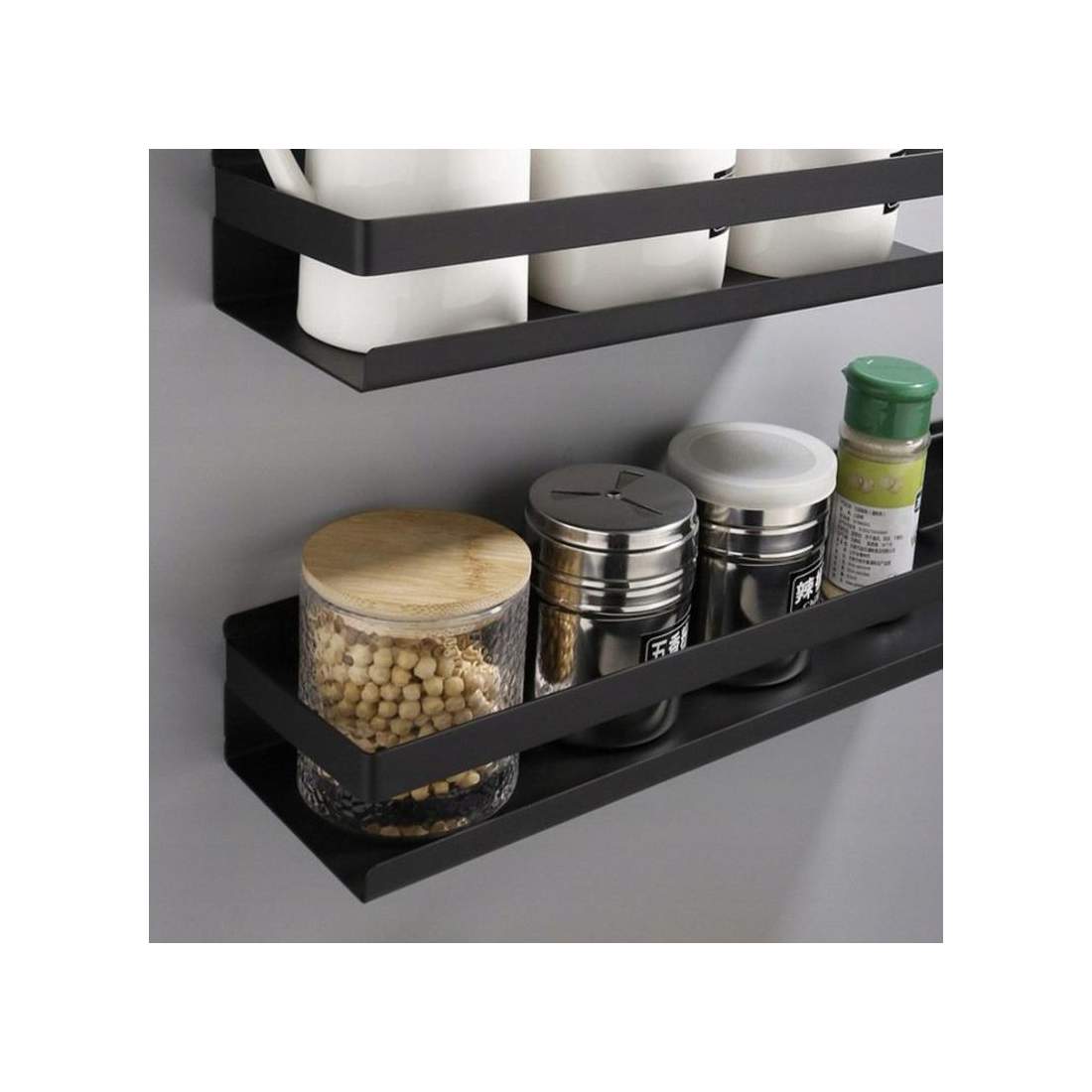 Vegghylle - Sort metall | eStore