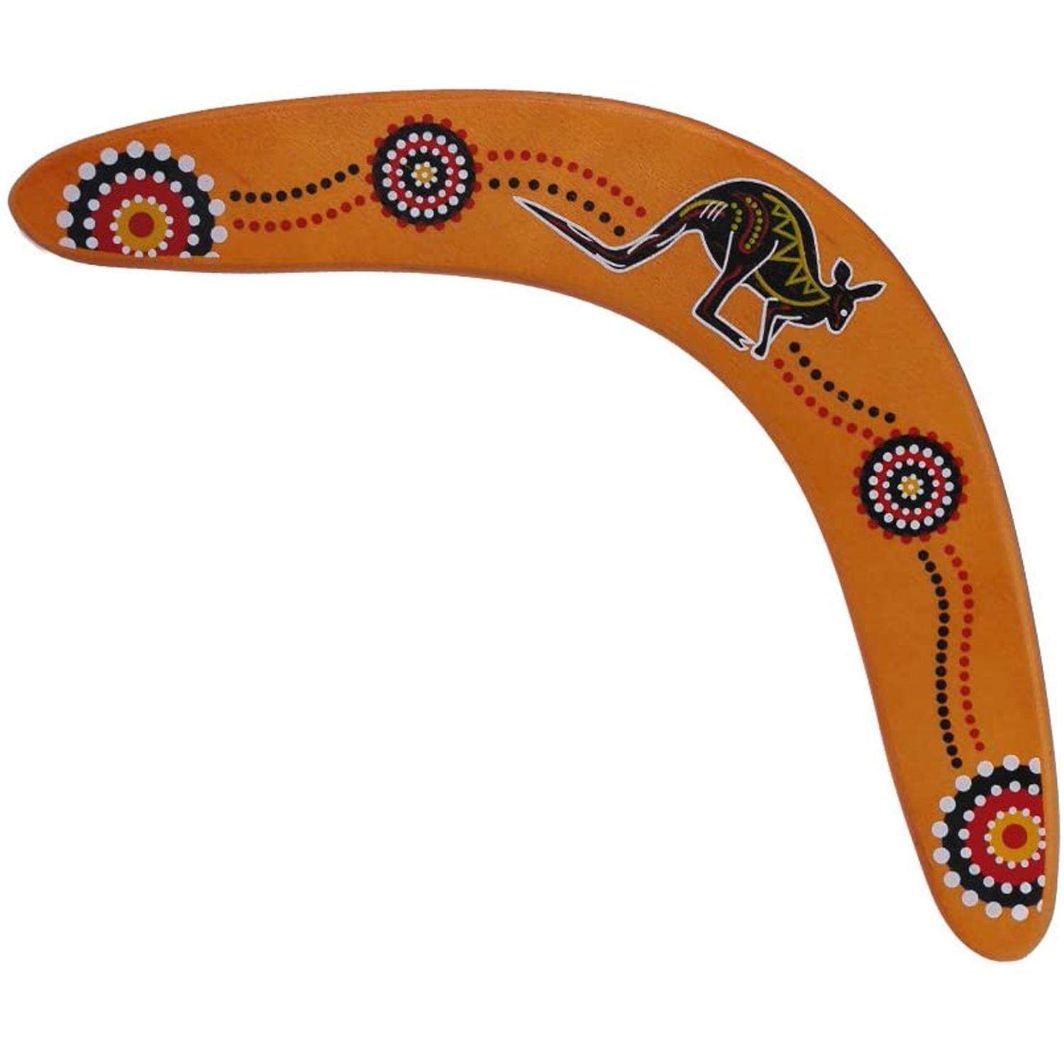 Boomerang med australsk design - brun | eStore
