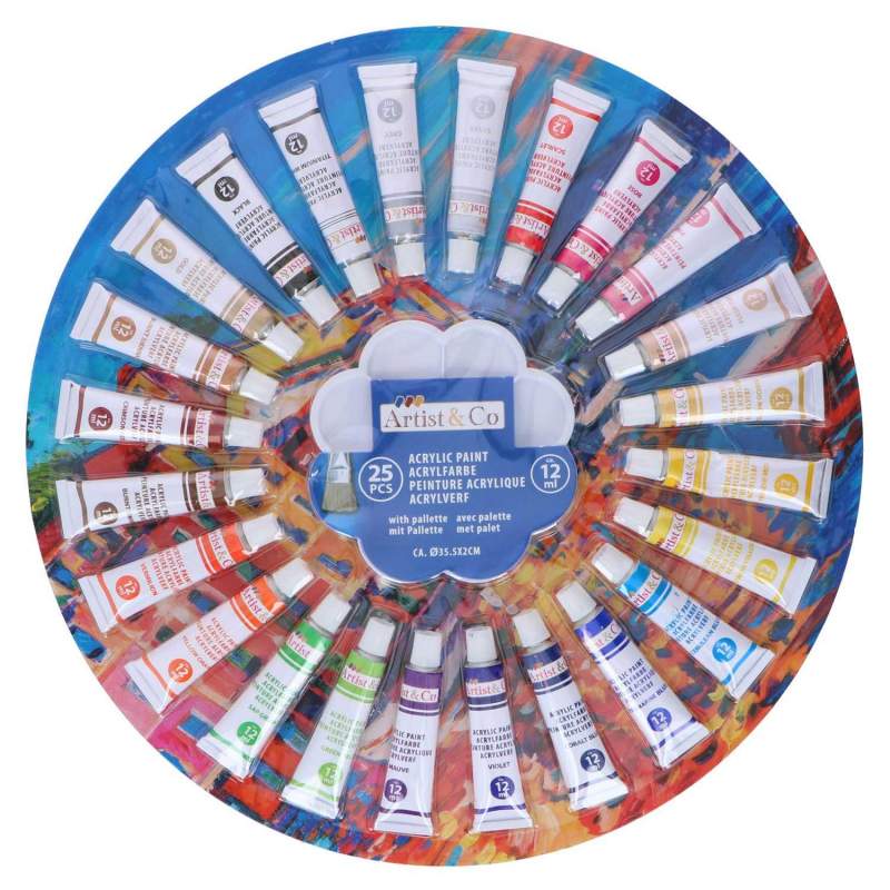 Akrylmaling - 25 stk med Paint Paint | eStore